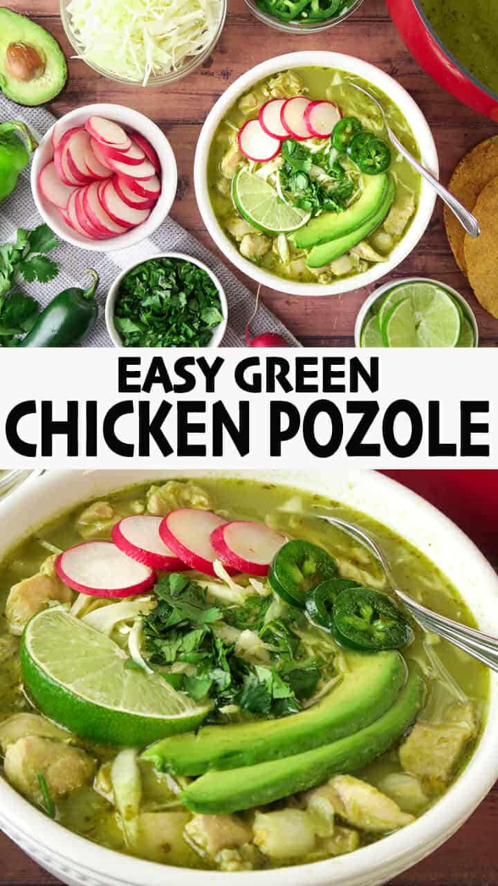 Chicken Pozole Verde {Easy, Healthy, Gluten-free Recipe}