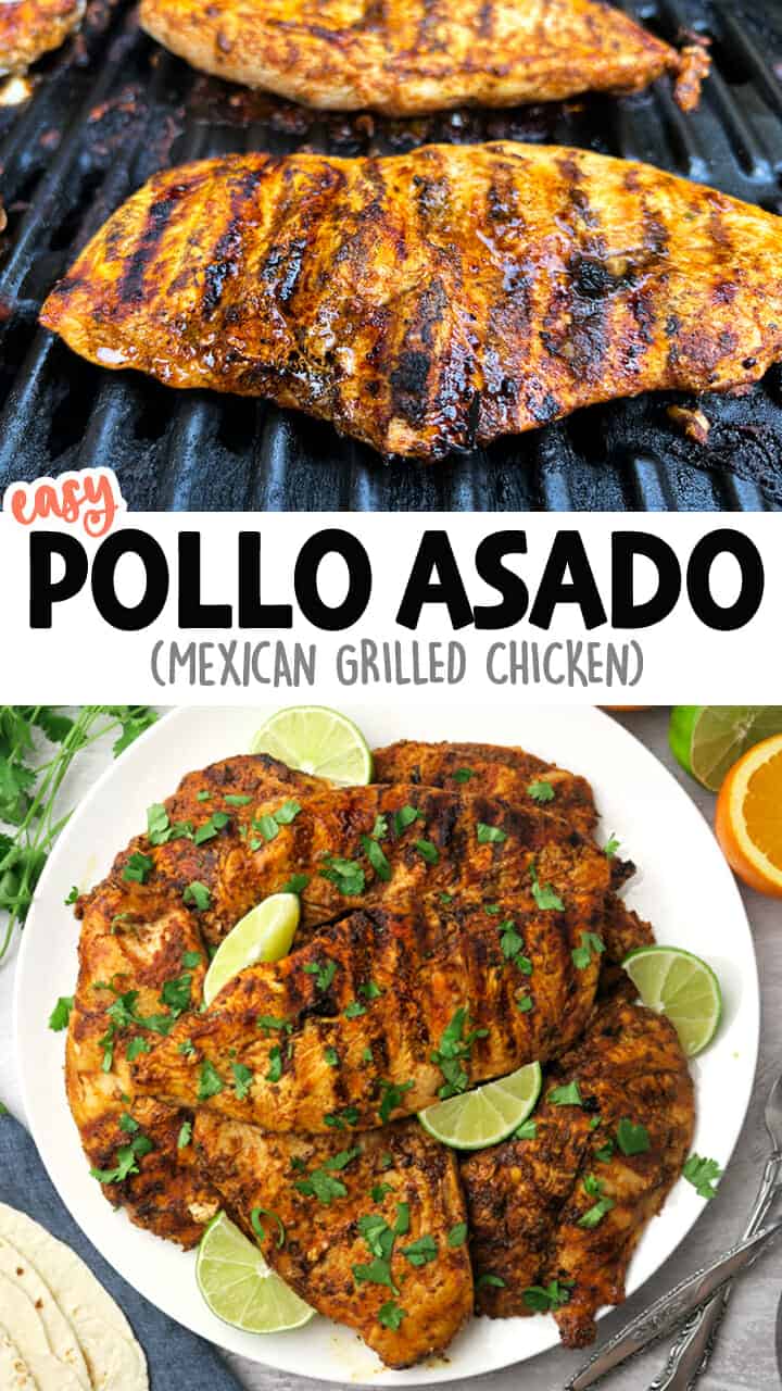 Easy Pollo Asado {Mexican Grilled or Roasted Chicken}